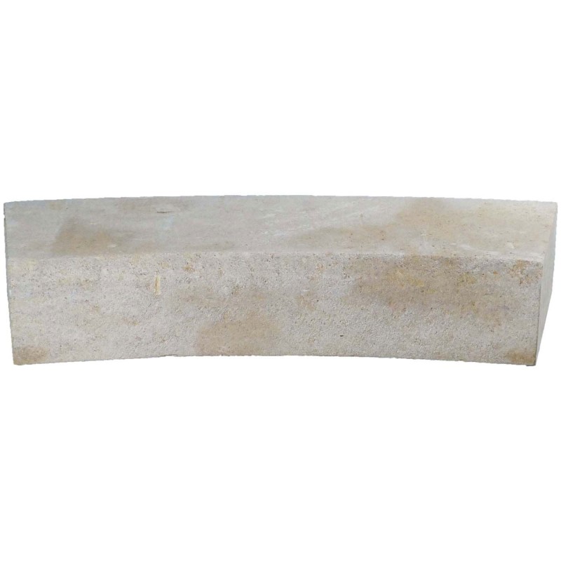 Margelle Piscine Pierre Naturelle de Semond Courbe 60 x 28 x 12 cm Bord ...