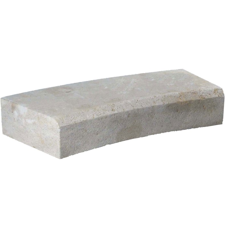 Margelle Piscine Pierre Naturelle de Semond Courbe 60 x 28 x 12 cm Bord ...