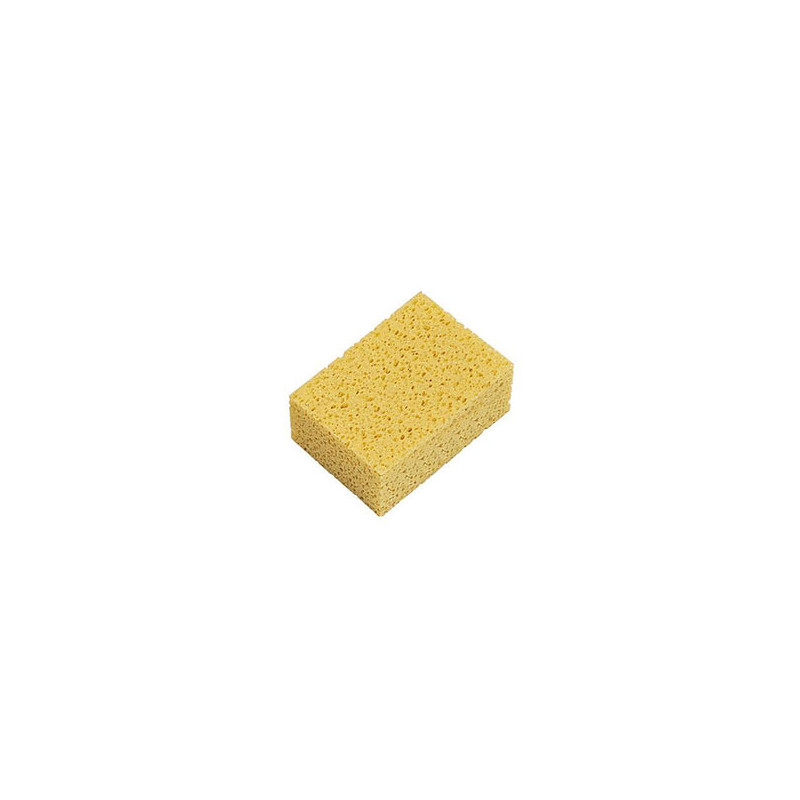 Eponge de Maçon Mousse Polyuréthane Alvéolée Jaune – 14x10x6cm