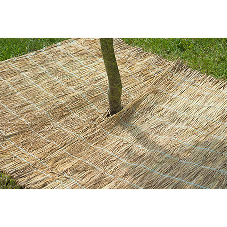 Paillon Biodégradable Naturel en Paille de Riz Cousue 1 x 1,5 m ...