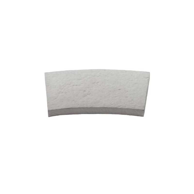 Margelle de piscine en pierre reconstituée bouchardée plate courbe 46,5 ...